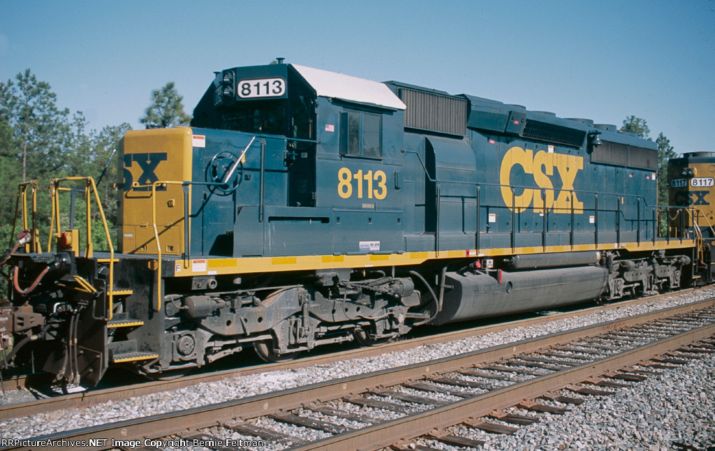 CSX SD40-2 #8113 in the Storage Track
